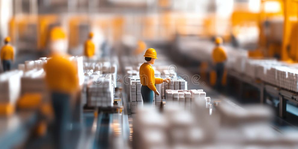 Operations and Management in 3D Visualizing Production, Staff Management, and Team Coordination ...