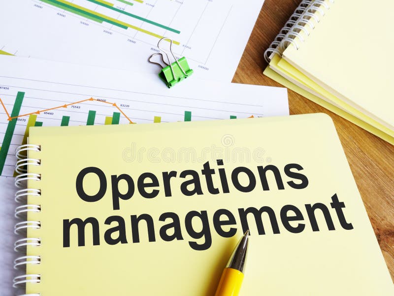 Operations Management is Shown on the Photo Using the Text Stock Photo ...
