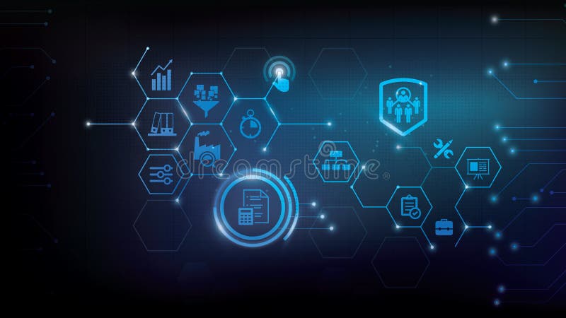 Operations Management Vector Illustration. Input and Output Stock ...