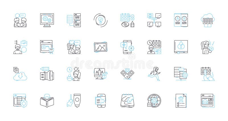 Operations Manual Linear Icons Set. Standardization, Guidelines ...