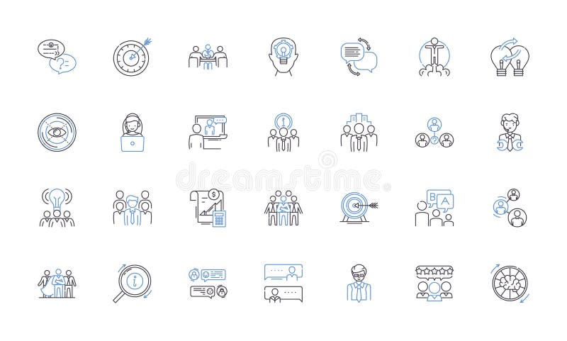 Operations Resources Line Icons Collection. Efficiency, Performance ... Operations Resources Line Icons Collection. Efficiency, Performance ...