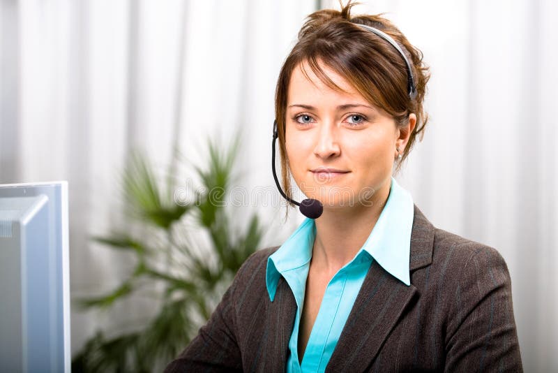 Operator stock image. Image of service, working, woman - 12079539