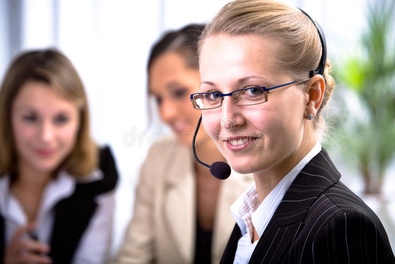 Operator stock image. Image of people, face, operator - 12127725