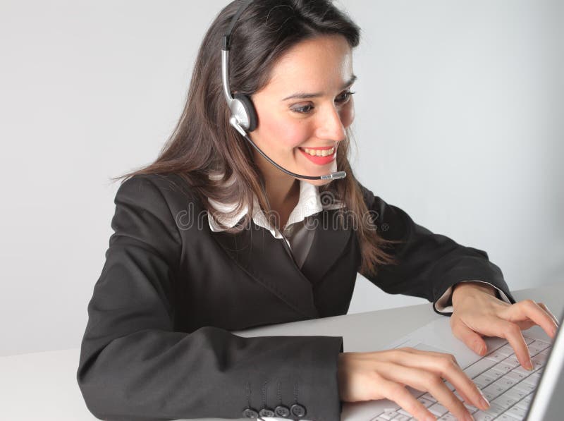 Operator stock photo. Image of occupation, clerk, secretary - 18468120