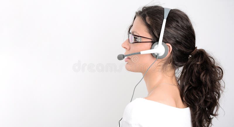 Operator stock image. Image of line, customer, assistant - 2061227