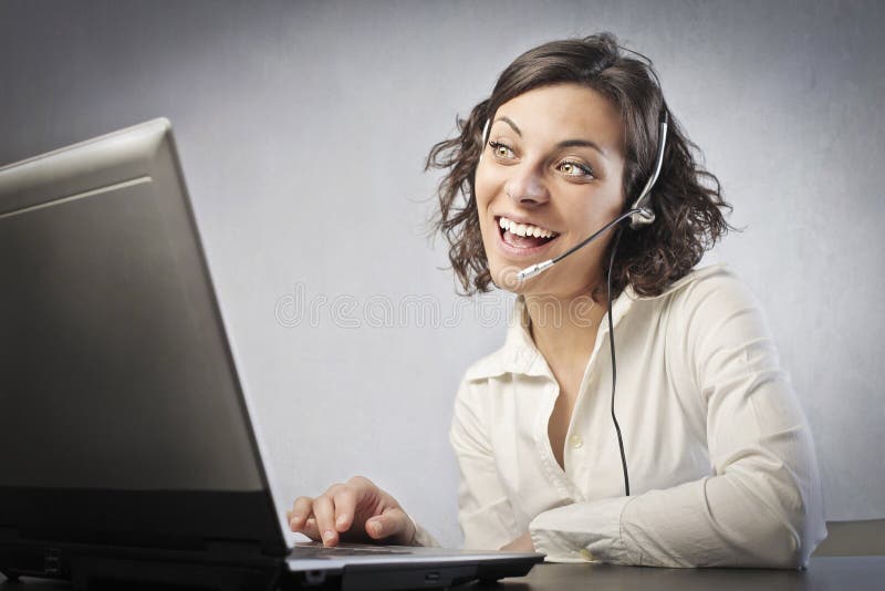 Operator stock image. Image of reception, speak, operator - 24498003
