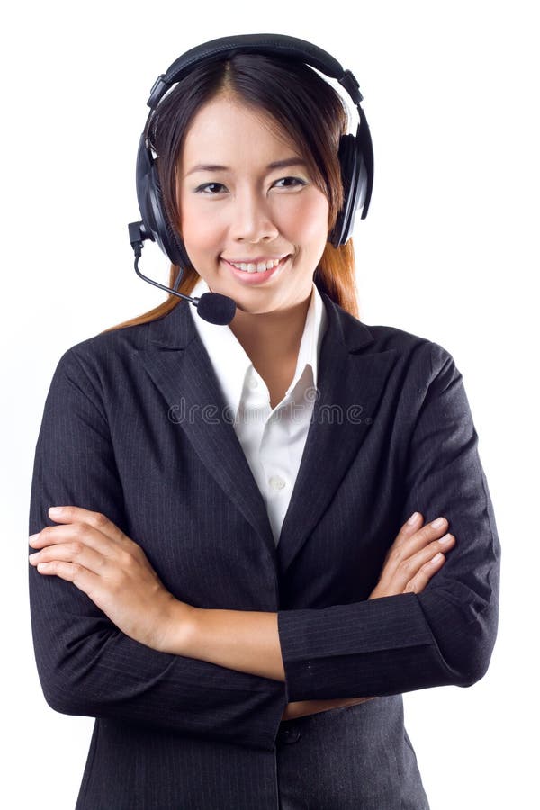 Operator stock image. Image of beautiful, girl, operator - 29421115