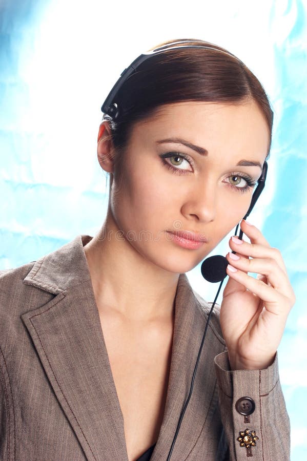 Operator stock image. Image of help, intense, internet - 495797