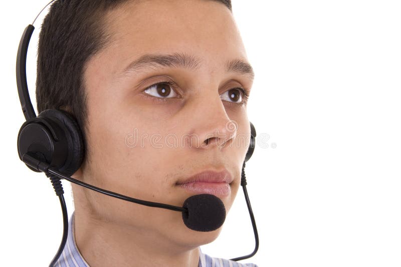 Operator stock photo. Image of handsome, assistant, happy - 7138910