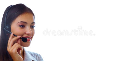 Operator banner stock image. Image of call, consultation - 5971775