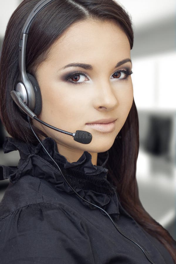 Operator stock photo. Image of closeup, assistant, beautiful - 31597510