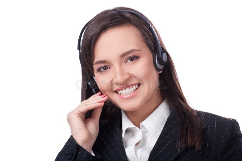 Operator of call center stock photo. Image of phone, computer - 22842286