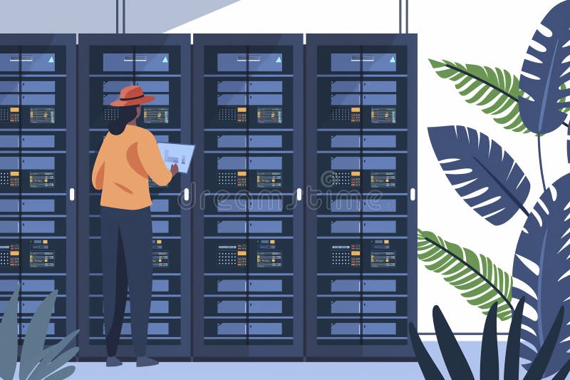 Operator Checking Detector on Gas Pipeline. Stock Vector - Illustration ...