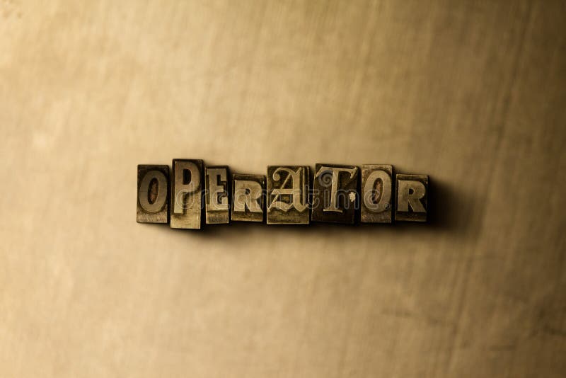 Operator Word Stock Illustrations – 1,305 Operator Word Stock ...