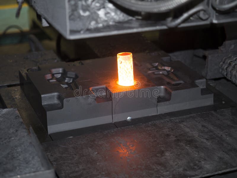 Operator Forging Steel Automotive Parts Stock Photo - Image of heavy ...