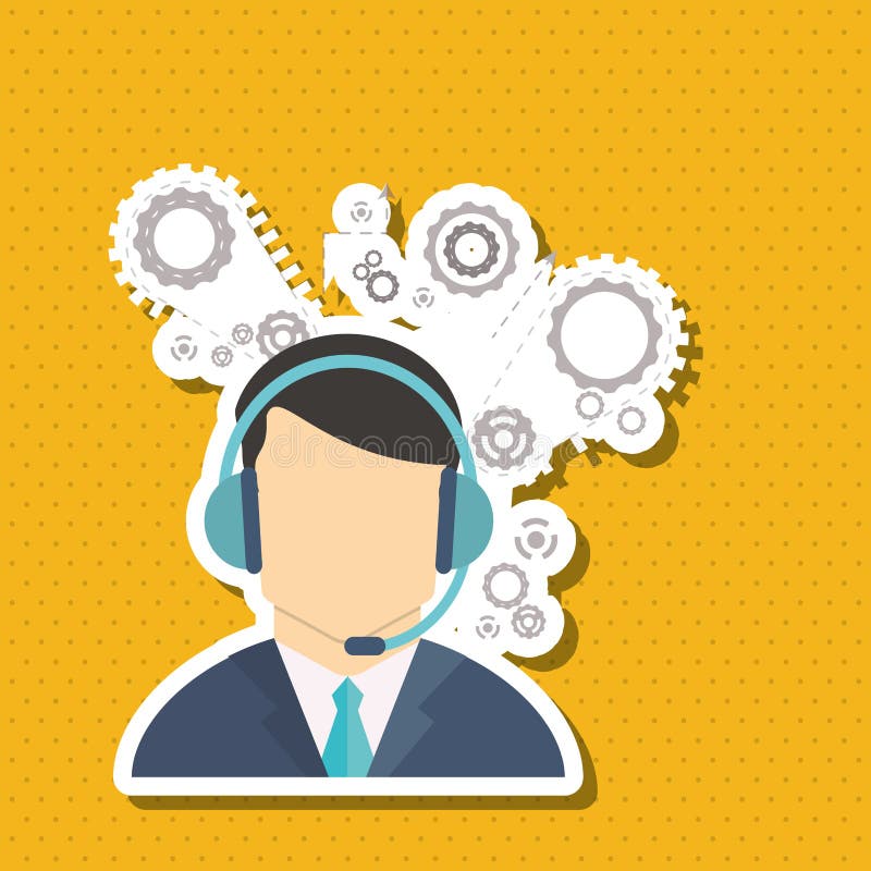Operator icon design stock vector. Illustration of communicate - 83022278