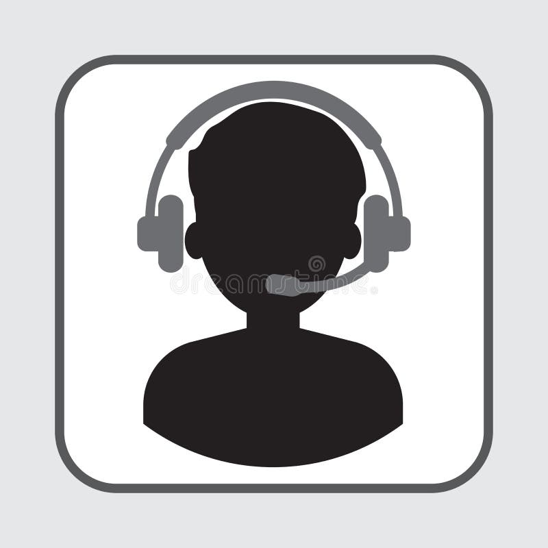 Operator Icon, Support Chat. Vector Stock Illustration - Illustration ...