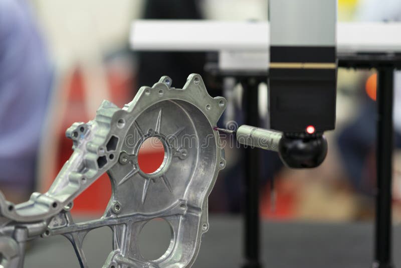 Operator Inspection High Precision Part by CMM Coordinate Measuring ...