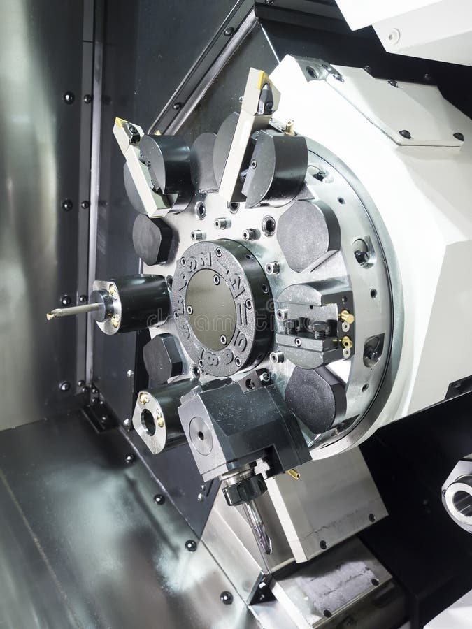 Operator Machining Automotive Part Stock Photo - Image of bore ...