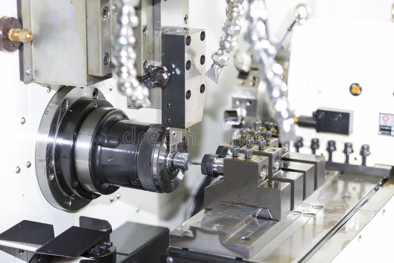 Operator Machining Automotive Part Stock Image - Image of machining ...