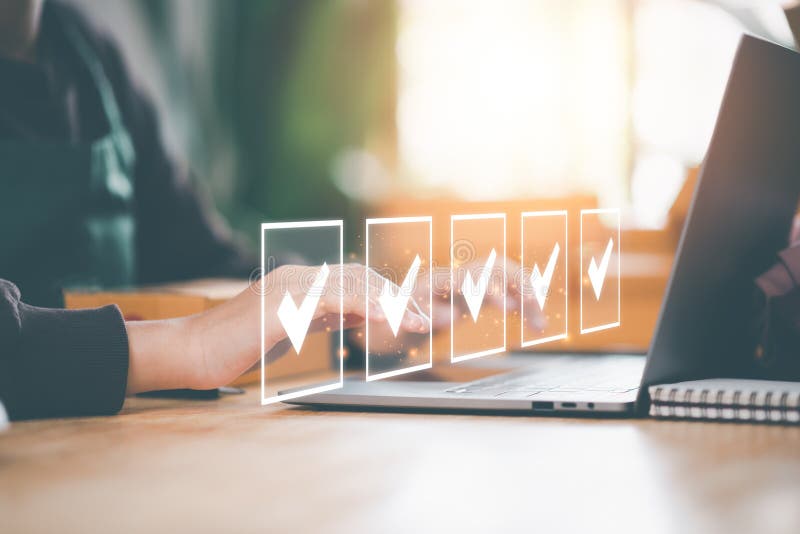 Operator Makes Mark on the Survey Topic ,in Virtual Form Check Sheet ...
