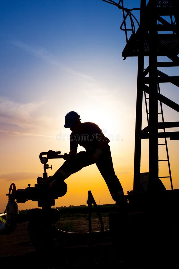Operator in the Oil and Gas Field Stock Image - Image of people ...