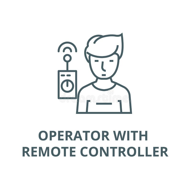 Program Control Linear Icon Concept. Program Control Line Vector Sign ...