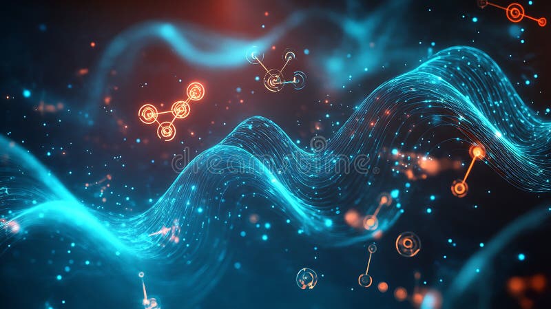 Operator Symbols among Swirling Lines, Each Showing State ...