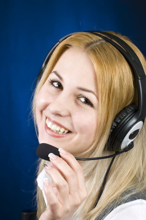 Operator woman stock photo. Image of agent, person, female - 13432956