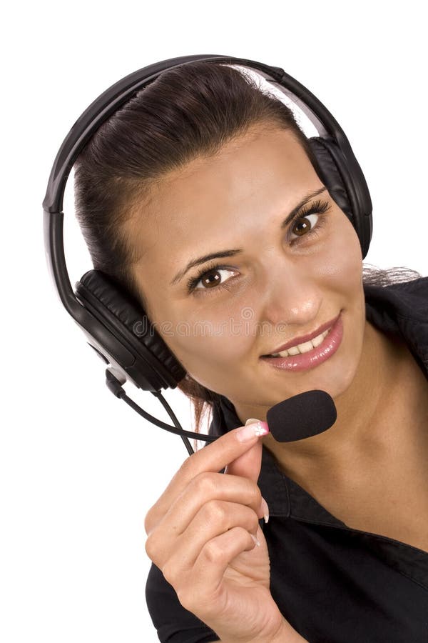 Operator woman stock photo. Image of agent, person, female - 13432956