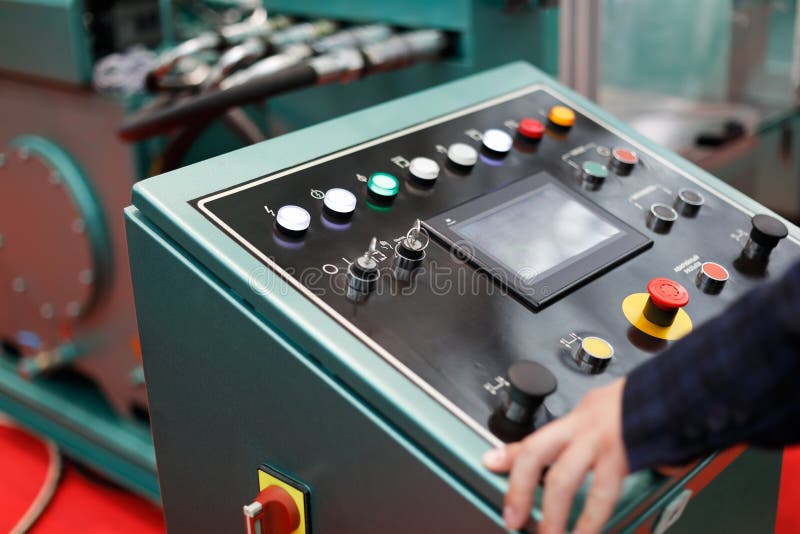 Operator and control panel stock image. Image of button - 109275045