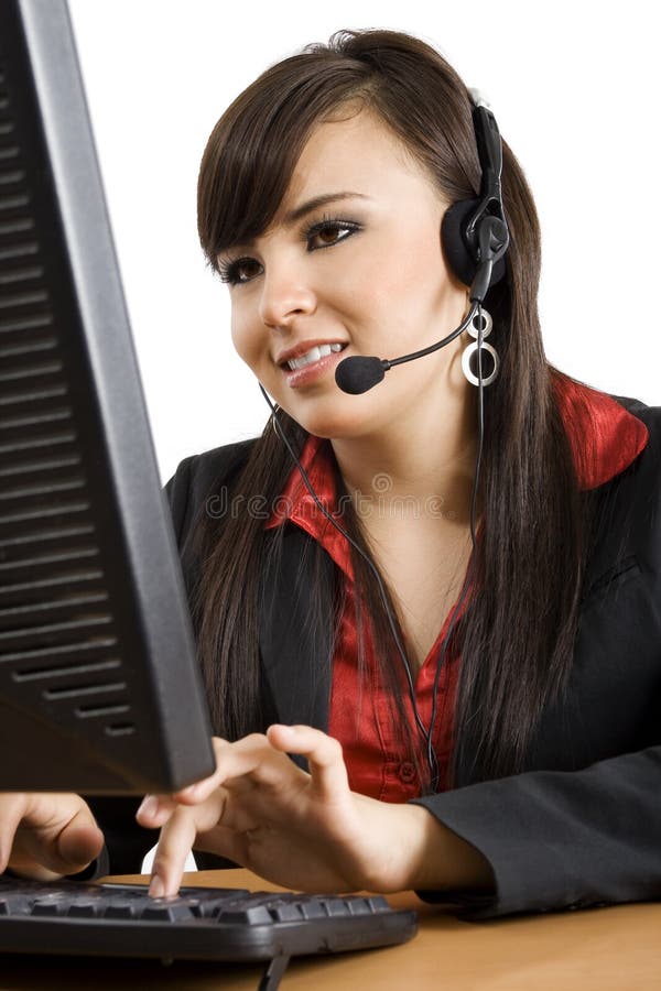 Operatore Della Call Center Fotografia Stock - Immagine di sicuro ...