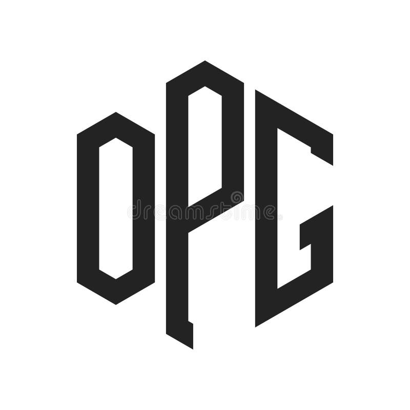 OPG Logo Design. Initial Letter OPG Monogram Logo Using Hexagon Shape ...