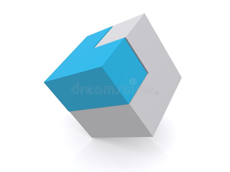 Opgelost vierkant raadsel stock illustratie. Illustration of grafisch ...