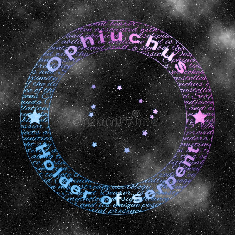 Ophiuchus Constellation, Serpentarius, Serpent Bearer Stock ...