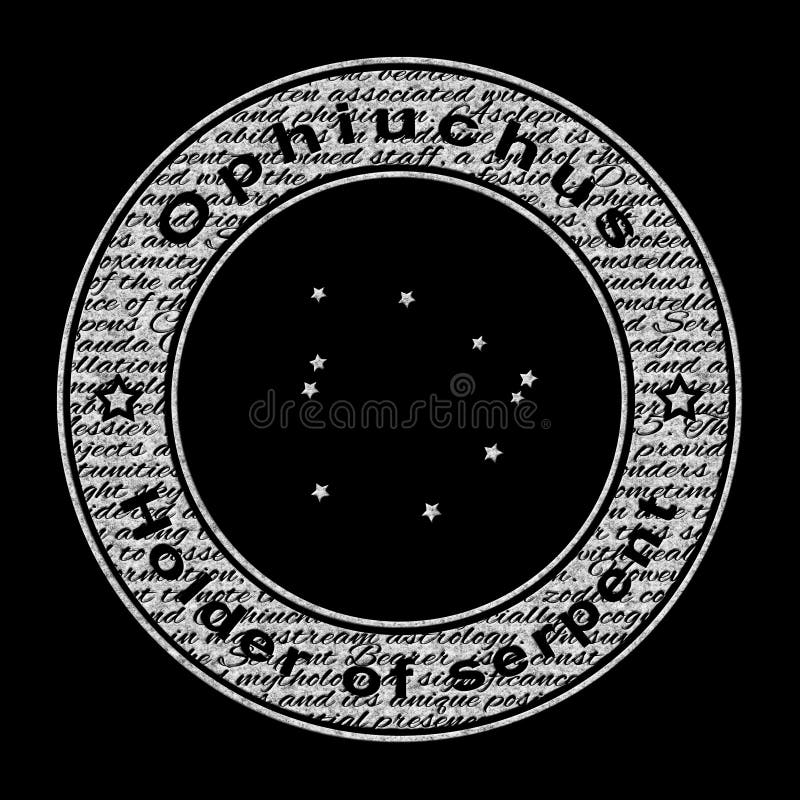 Ophiuchus Star Constellation, Serpentarius, Serpent Bearer Stock ...
