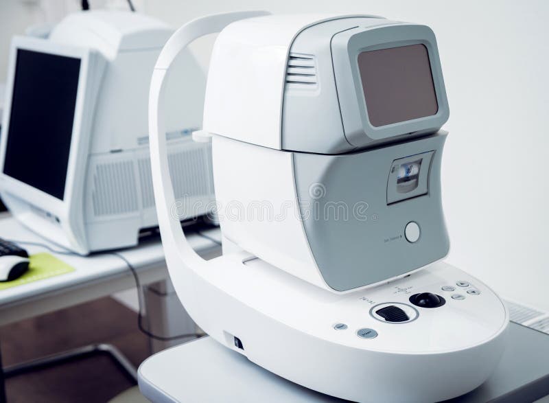 Ophthalmic equipment stock photo. Image of optometrist - 65986704