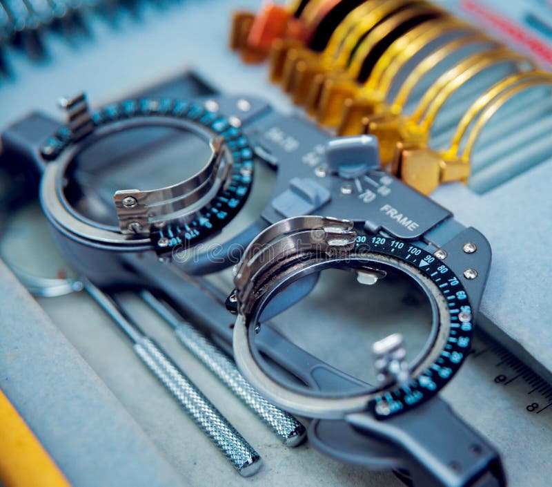 Ophthalmic Equipment. Medical Stock Image - Image of people, instrument ...