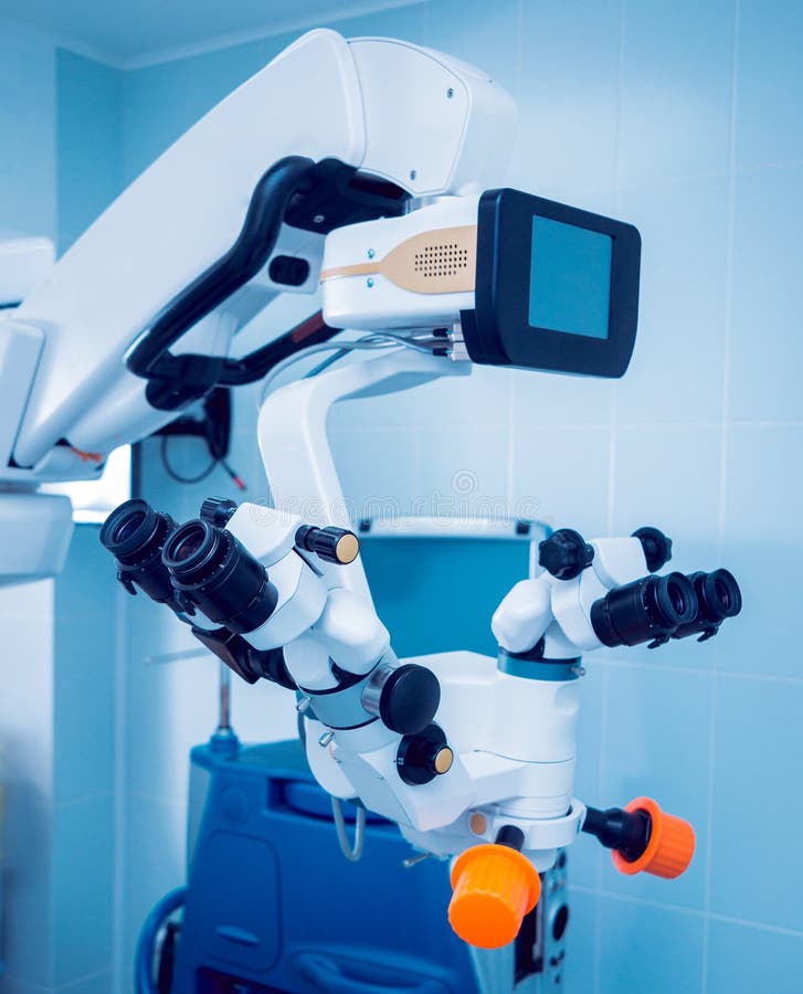 Ophthalmic Equipment. Medical Stock Photo - Image of microscope ...