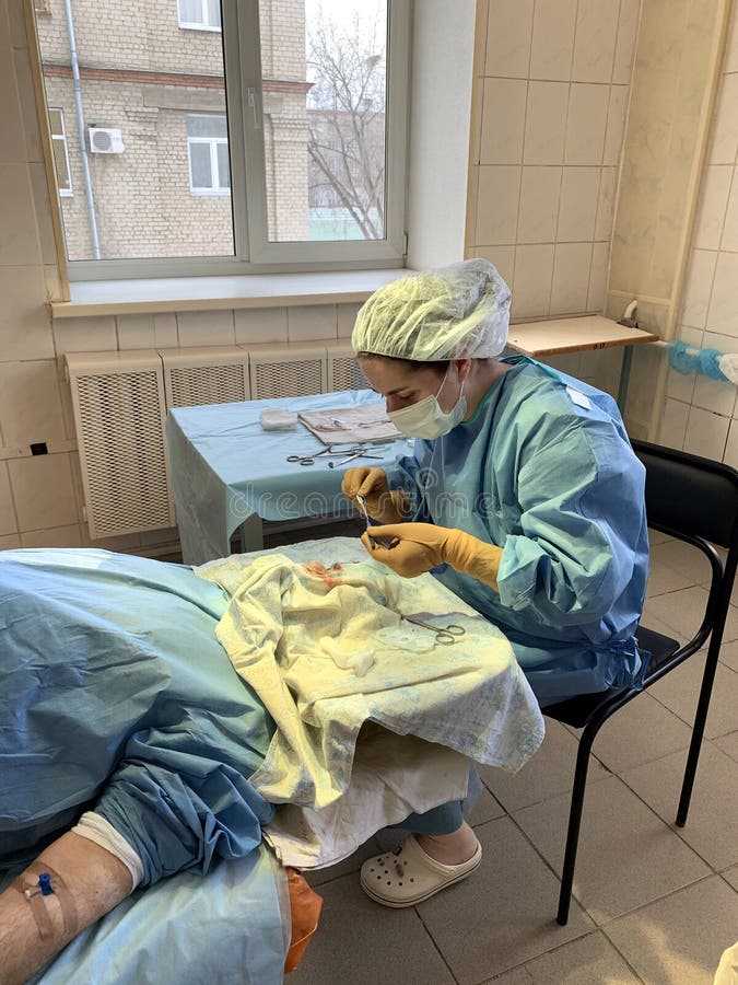 Ophthalmologist Performs a Complex Operation To Restore the Cornea of ...