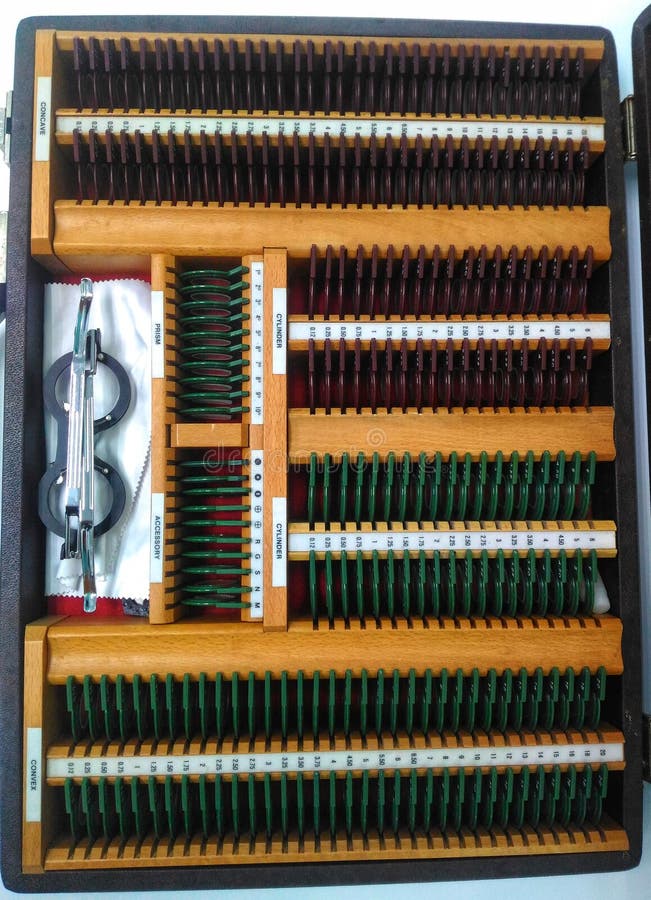 Ophthalmology lens set stock photo. Image of selection - 101298184