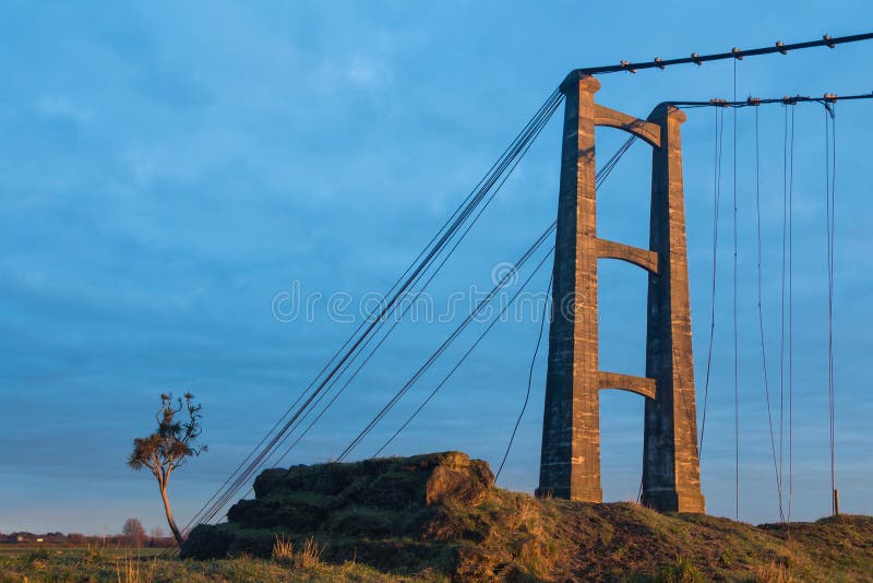 Opiki Bridge Remains stock photo. Image of obsolete, suspend - 43692158