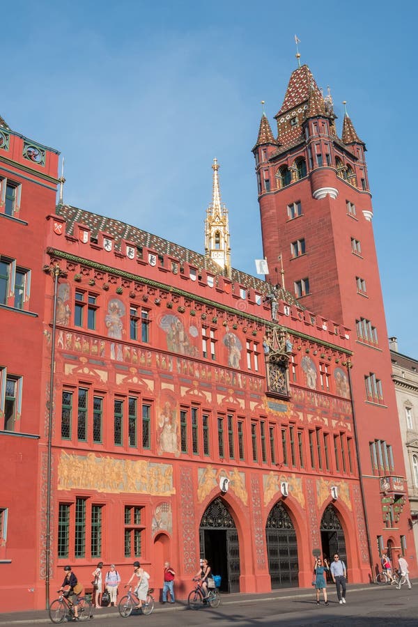 Rathaus, Ayuntamiento - Suiza Basilea Foto de archivo - Imagen de ...
