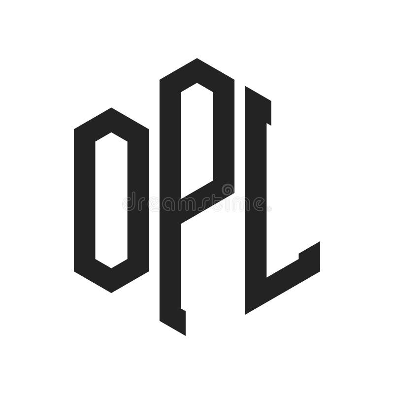 OPL Logo Design. Initial Letter OPL Monogram Logo Using Hexagon Shape ...