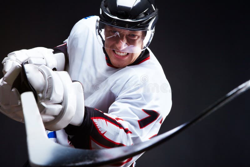 Opponent stock image. Image of handsome, hockey, clothing - 16537915