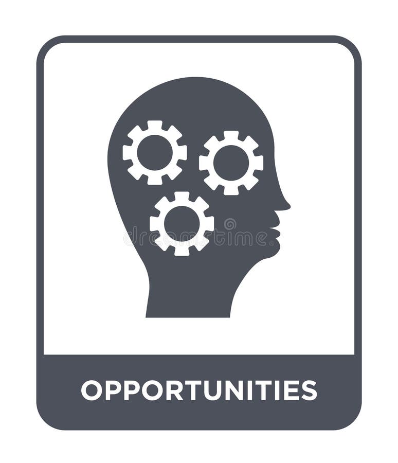 Opportunity Icon in Trendy Design Style. Opportunity Icon Isolated on ...