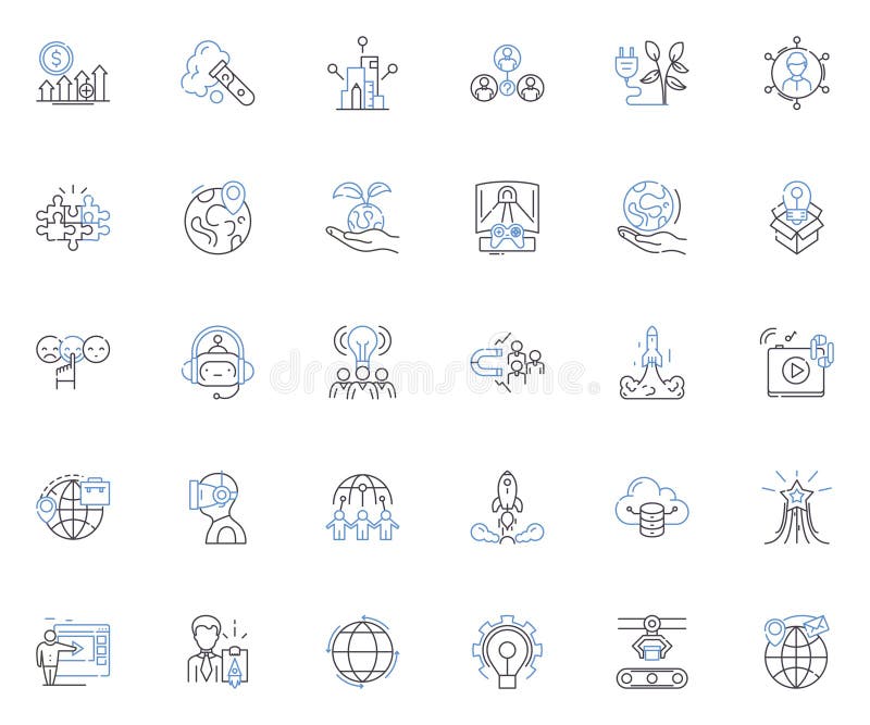 Opportunity Chance Line Icons Collection. Prospects, Breaks ...