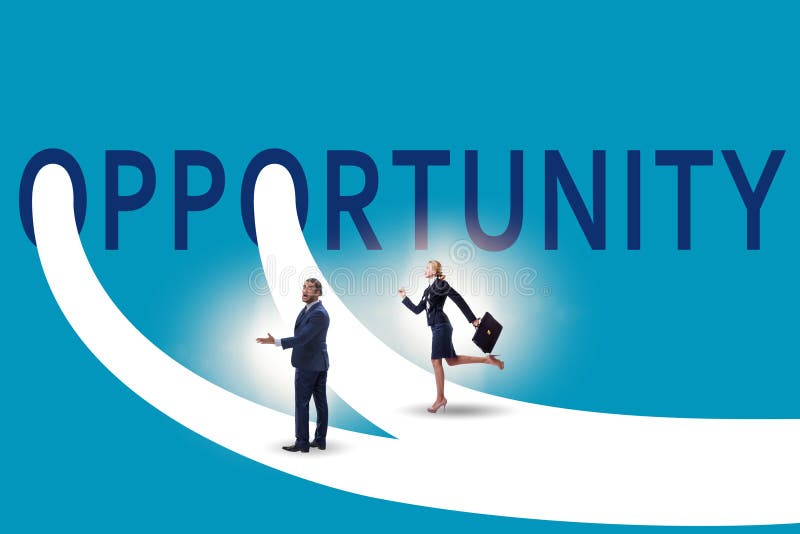Opportunity Concept with Business People Stock Image - Image of ...