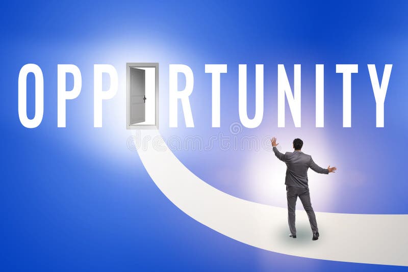 Opportunity Concept with Road Leading To Exit Stock Photo - Image of ...