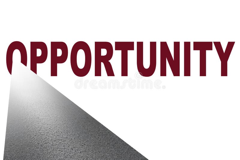 Opportunity Concept with Road Leading To Success Stock Image - Image of ...